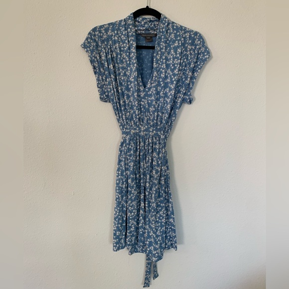 French Connection | Dresses | Frenchconnection Womens Chalk Blue Bruna ...
